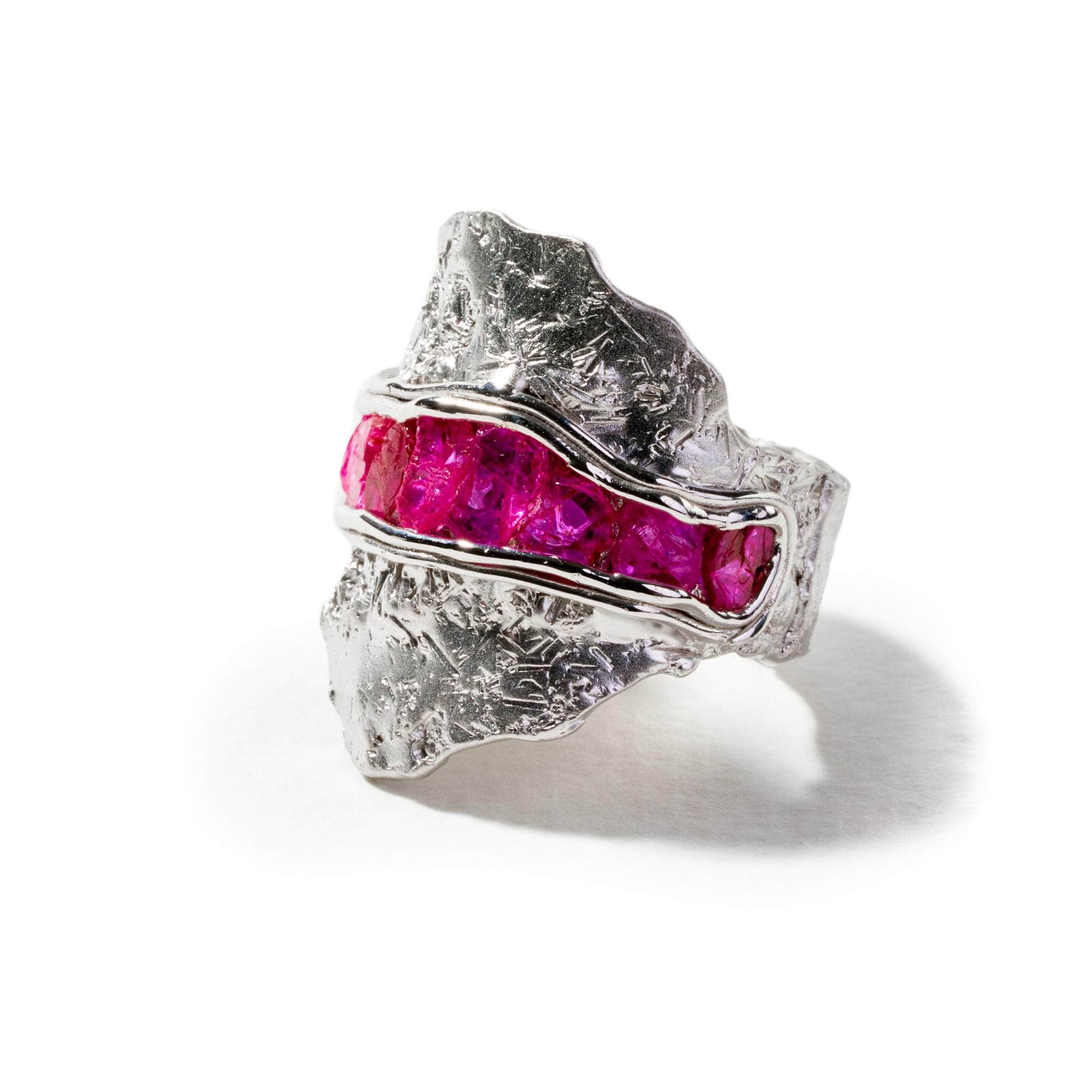 Hante Rough Ruby Ring | Shop German Kabirski Jewelry Online