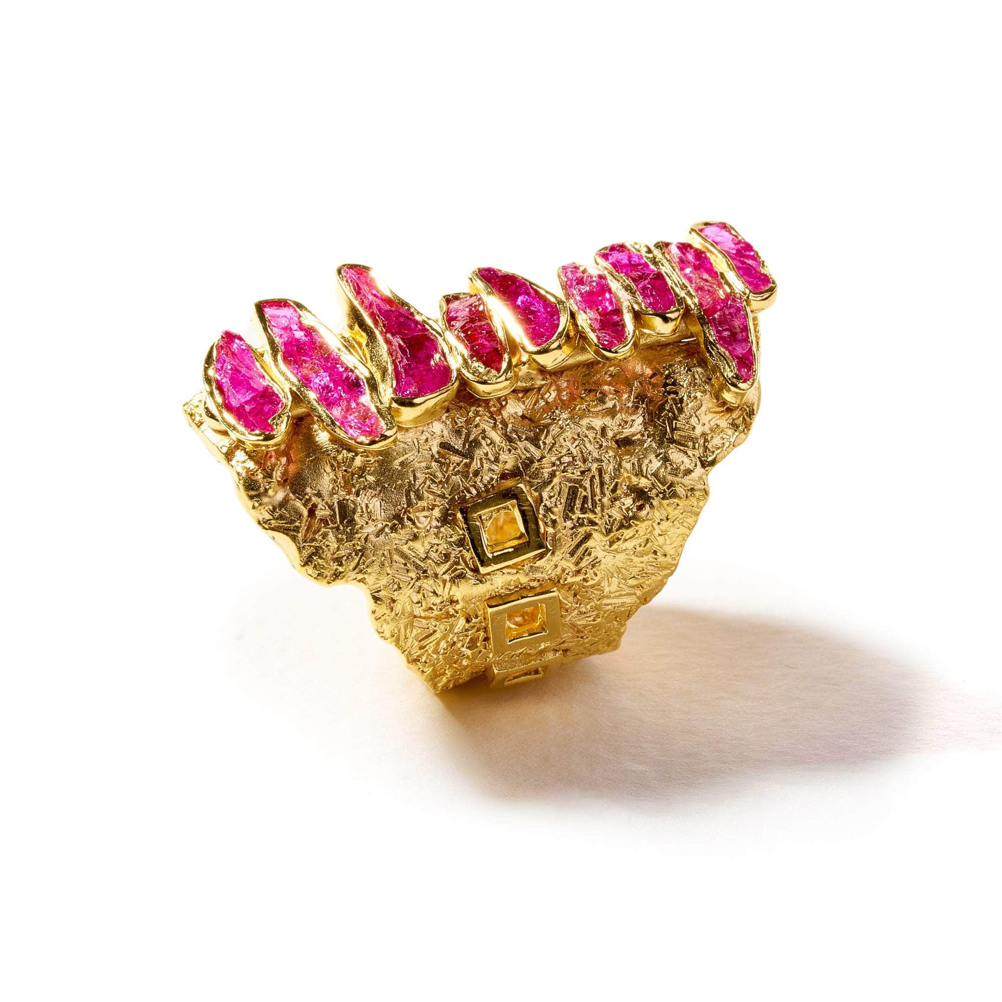 Earlyn Rough Ruby Ring | Shop German Kabirski Jewelry Online