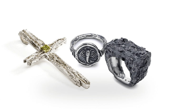 Raw Gems Jewelry | Unique rough gemstone jewelry by German Kabirski