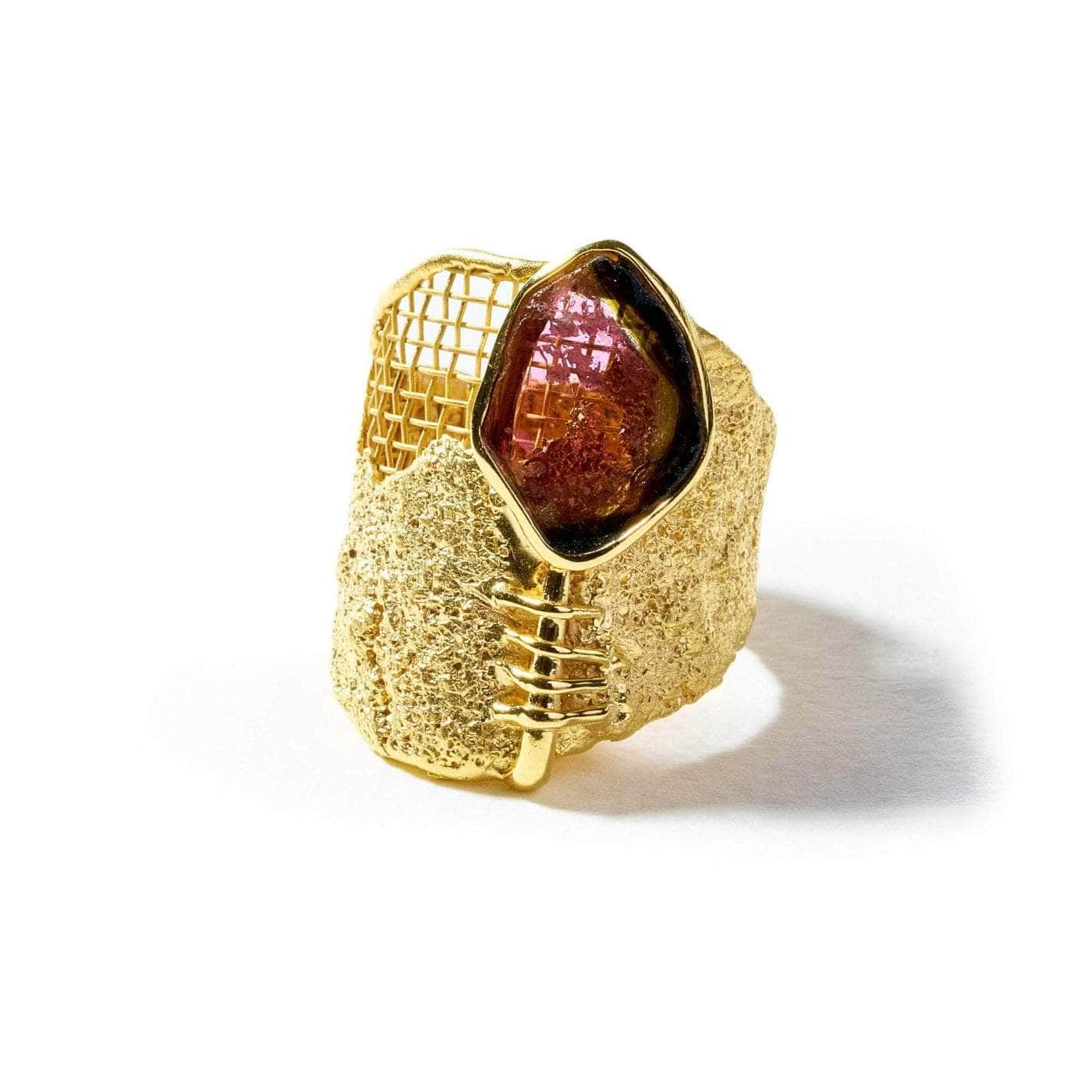 Wesni Watermelon Tourmaline Ring | Shop German Kabirski Jewelry Online