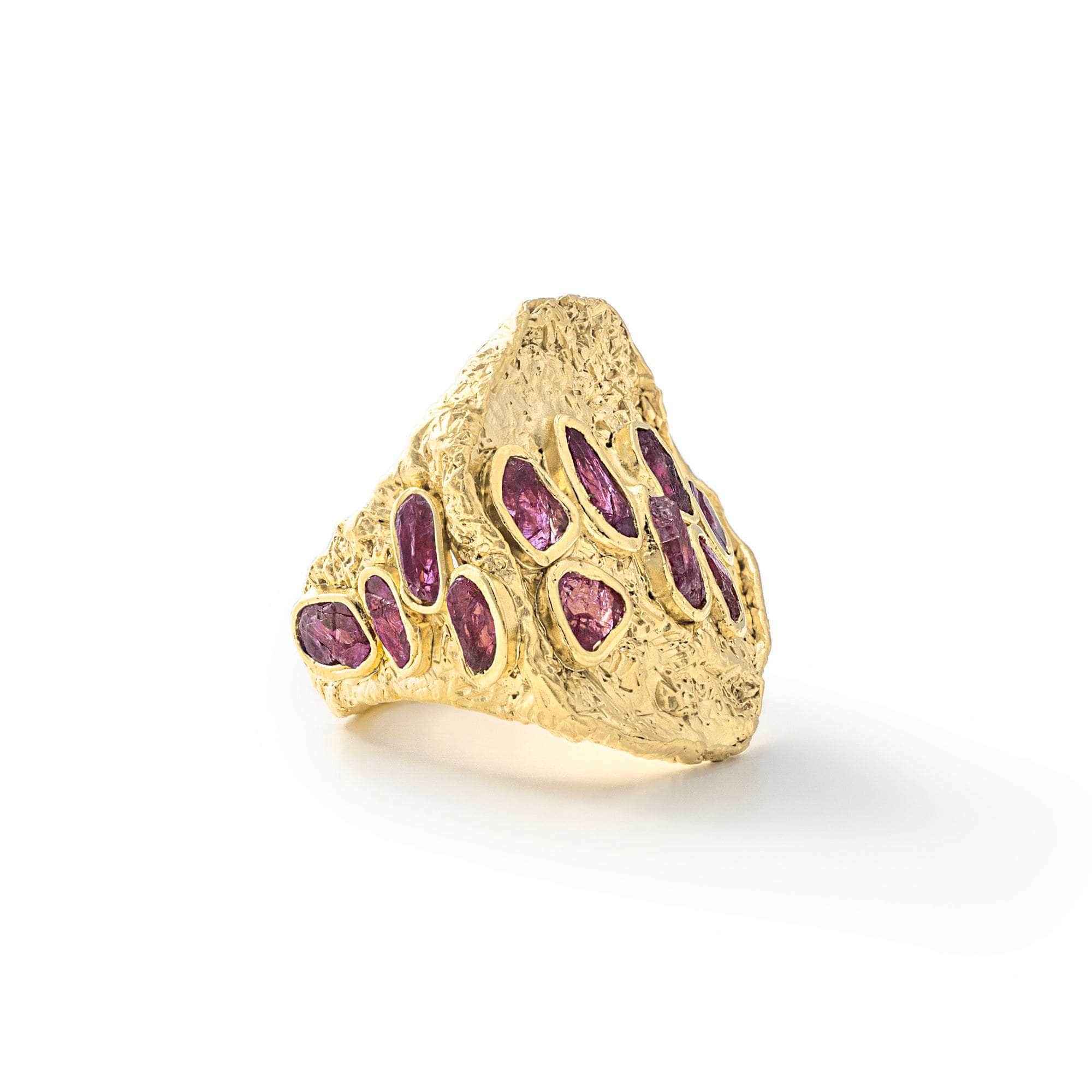 Nuwa Rough Ruby Ring | Shop German Kabirski Jewelry Online