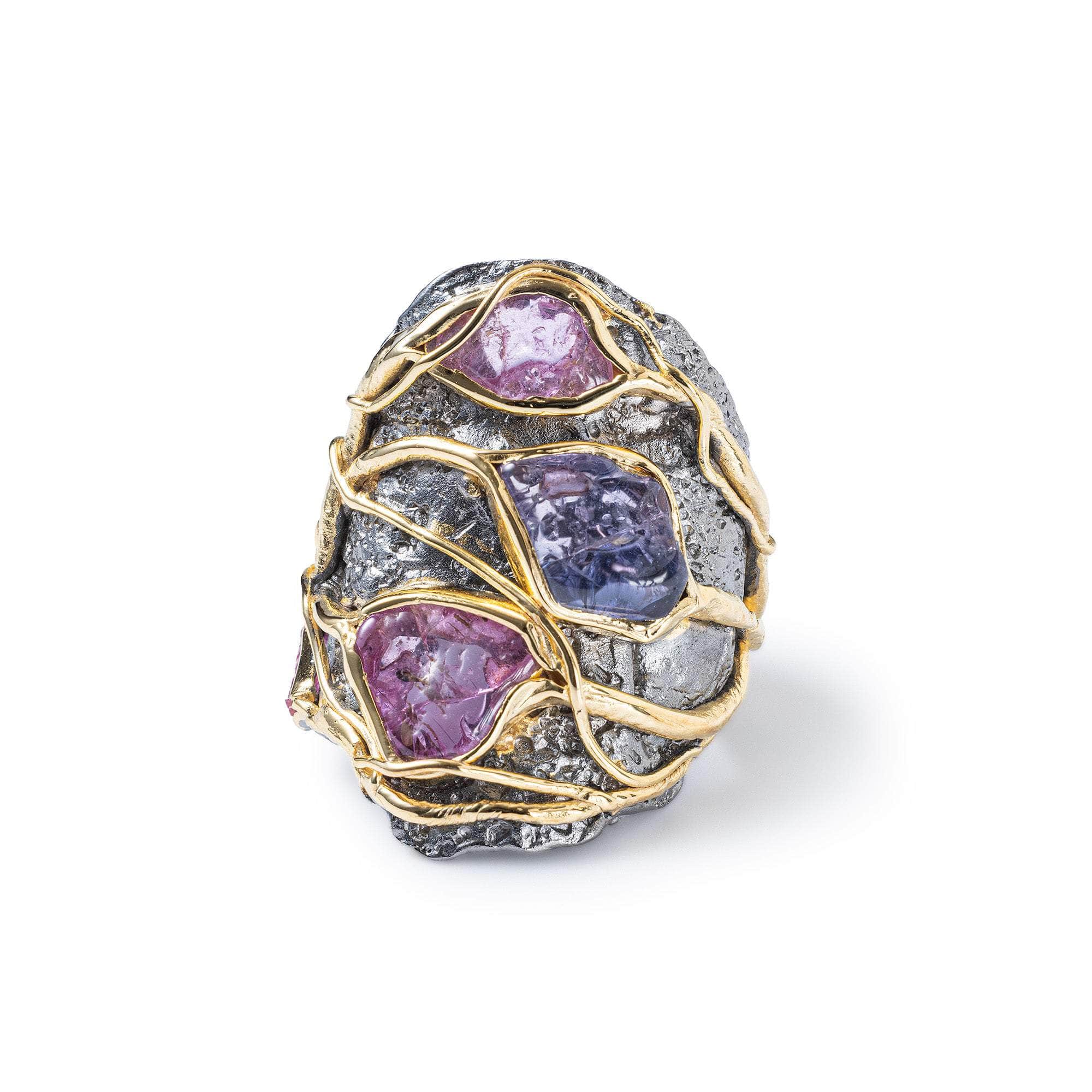 Kappa Singular Edition Organic Raw Spinel Ring | Raw Spinel Jewelry